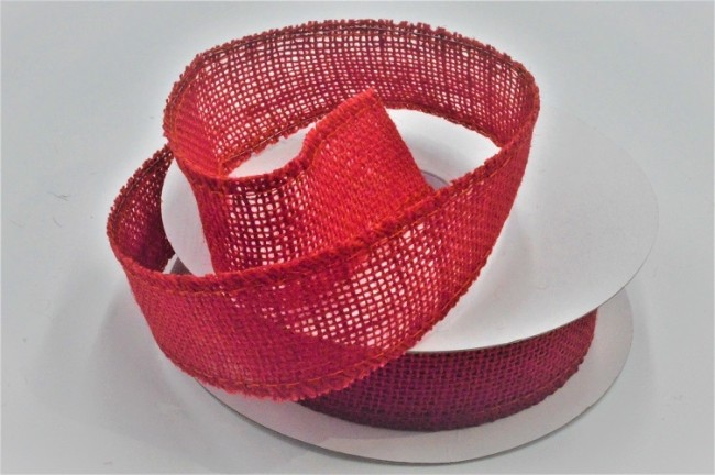 46080 - 25mm / 38mm / 50mm / 63mm - Eco Friendly Jute wired woven edge ...