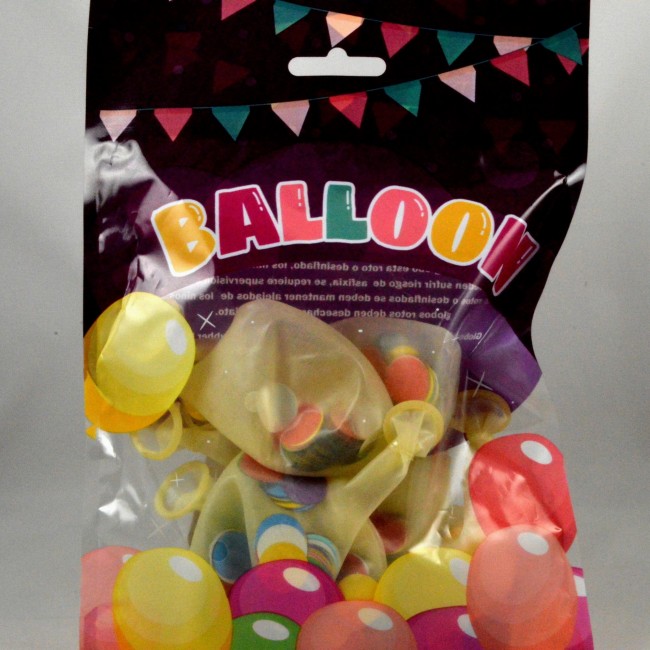 12" Latex Confetti Balloons